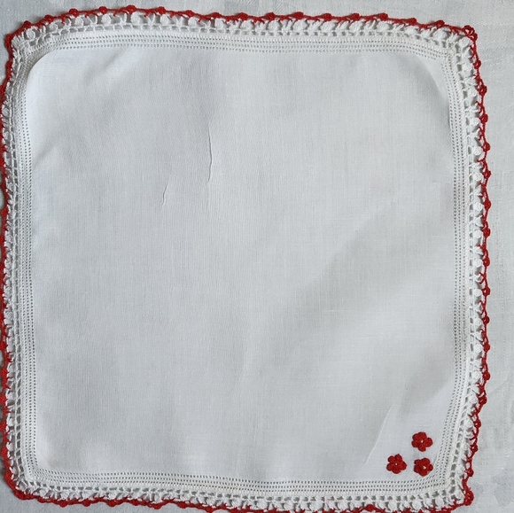 Vintage | Accessories | Vintage Handmade Handkerchief With Several ...